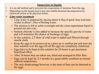 Preservation of egg | PPTX