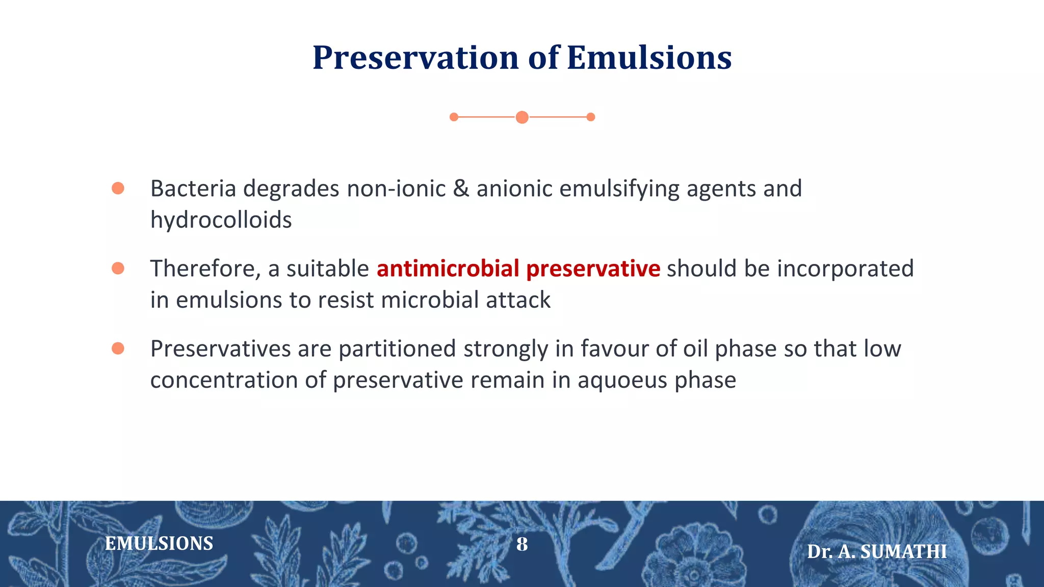 Emulsions | PPT