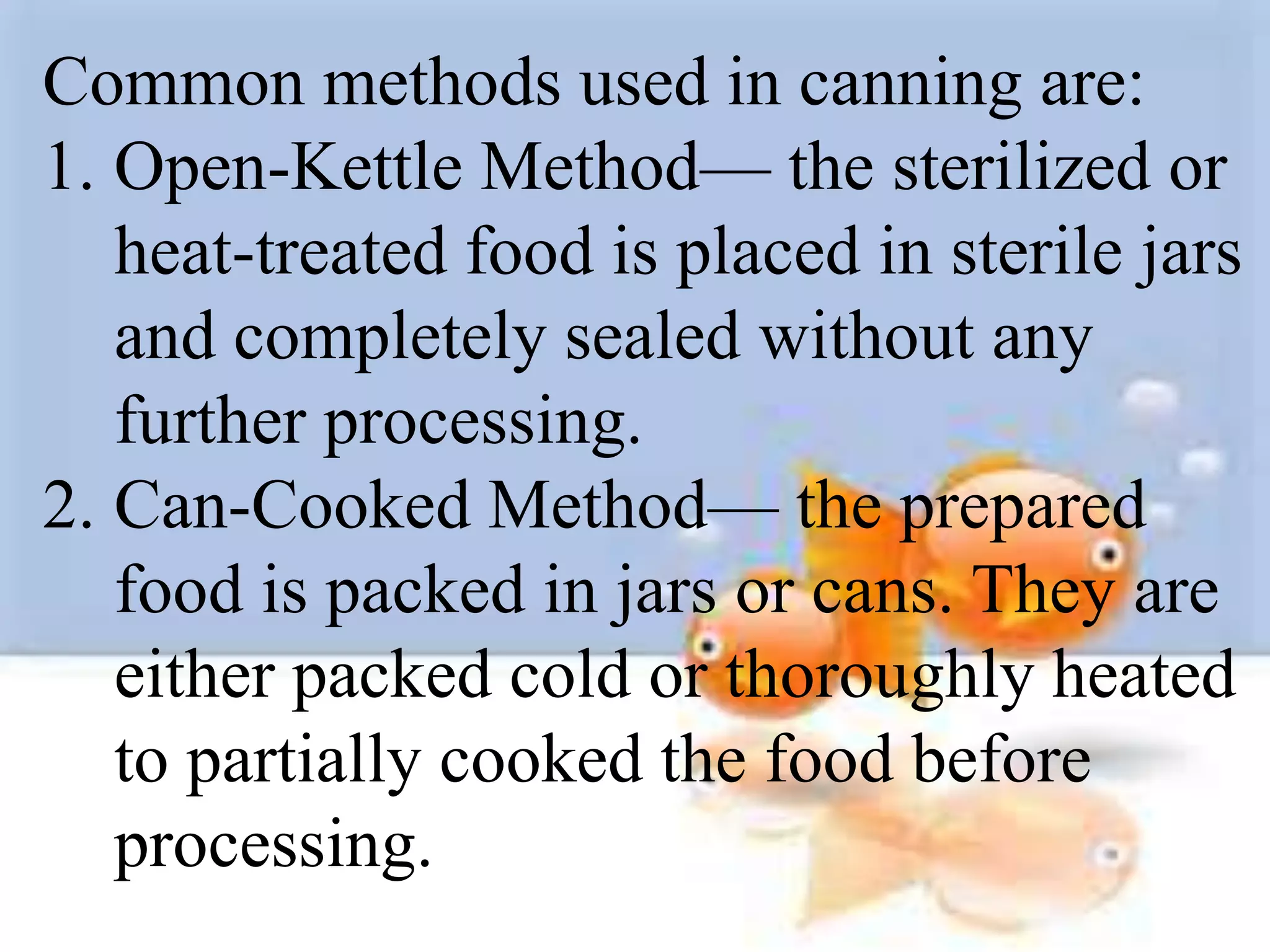 Preservation of fish | PPTX