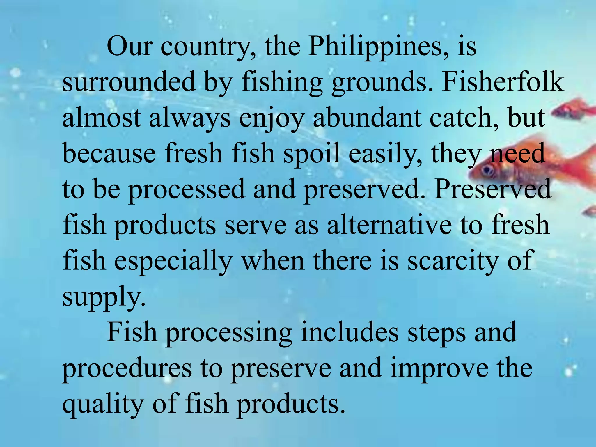 Preservation of fish | PPTX