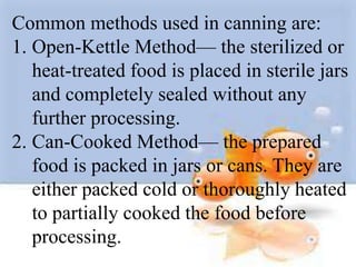 Preservation of fish | PPTX