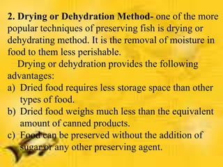 Preservation of fish | PPTX