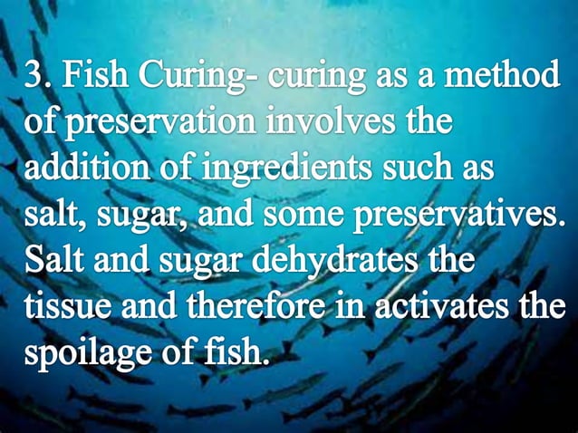 Preservation of fish | PPTX | Fish and Aquariums | Pets
