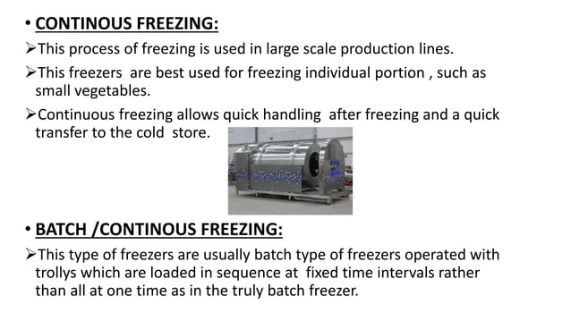 Preservation of food by low temperature | PPTX