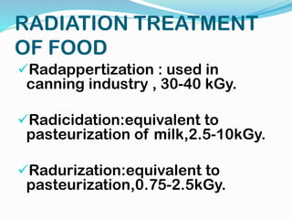 Preservation of Food by Radiation | PPTX