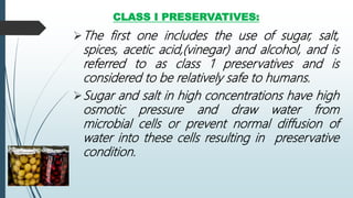 Preservation of food with chemicals | PPTX
