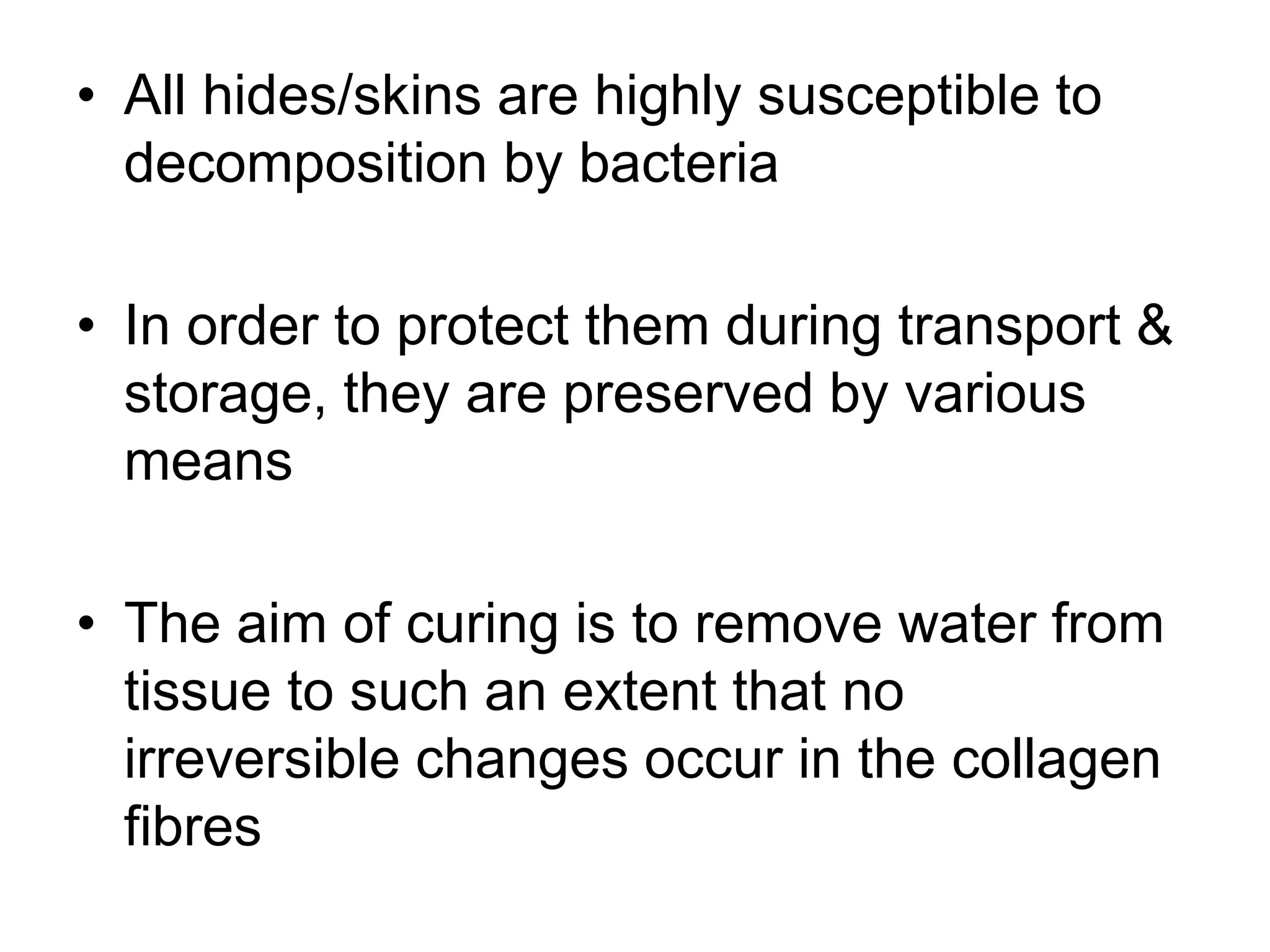 Preservation of hides | PPTX