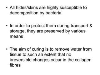 Preservation of hides | PPTX