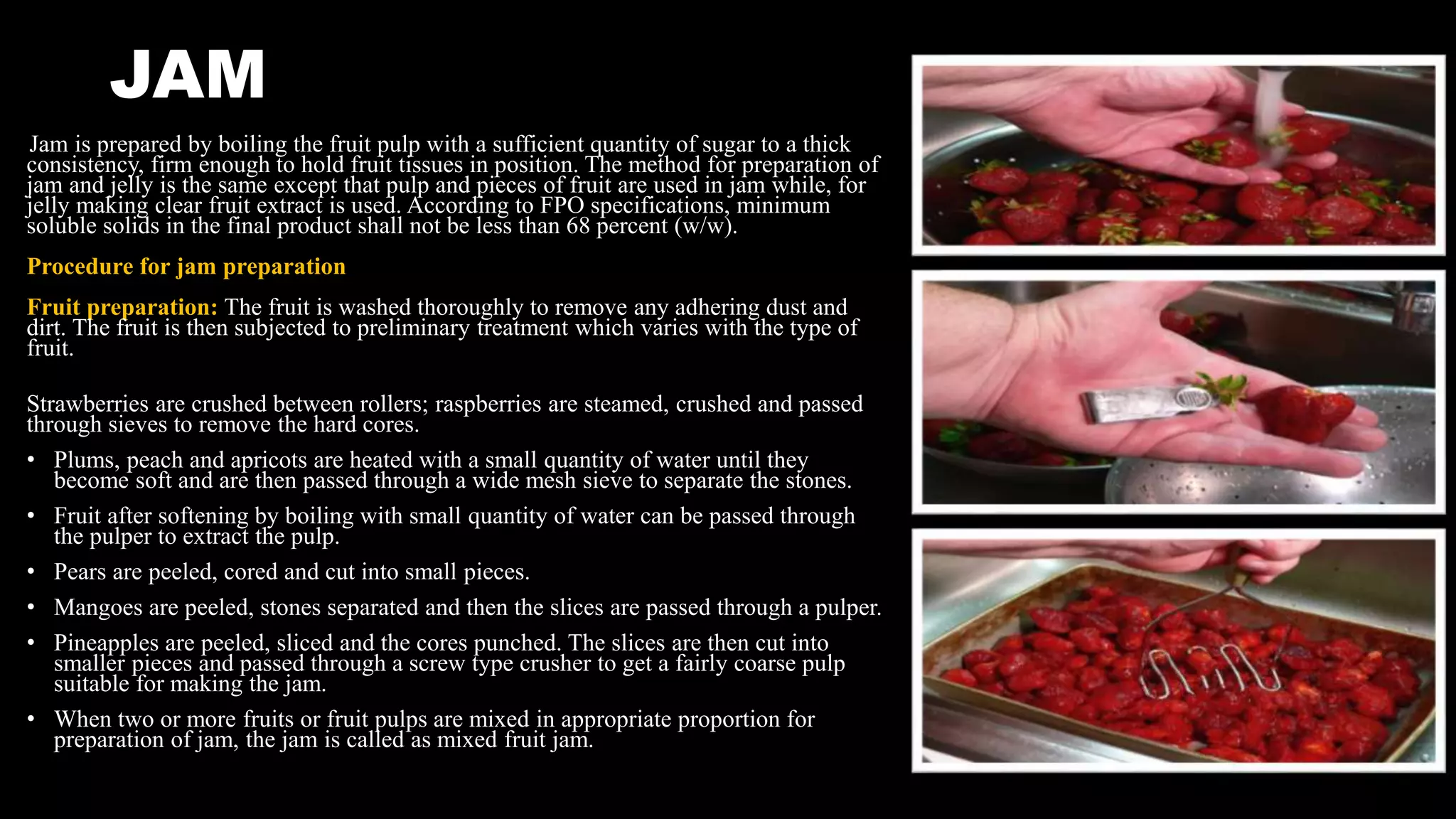 Preservation as sugar concentrates | PPTX