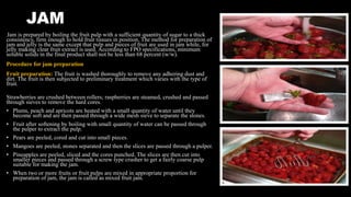 Preservation as sugar concentrates | PPTX
