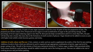 Preservation as sugar concentrates | PPTX
