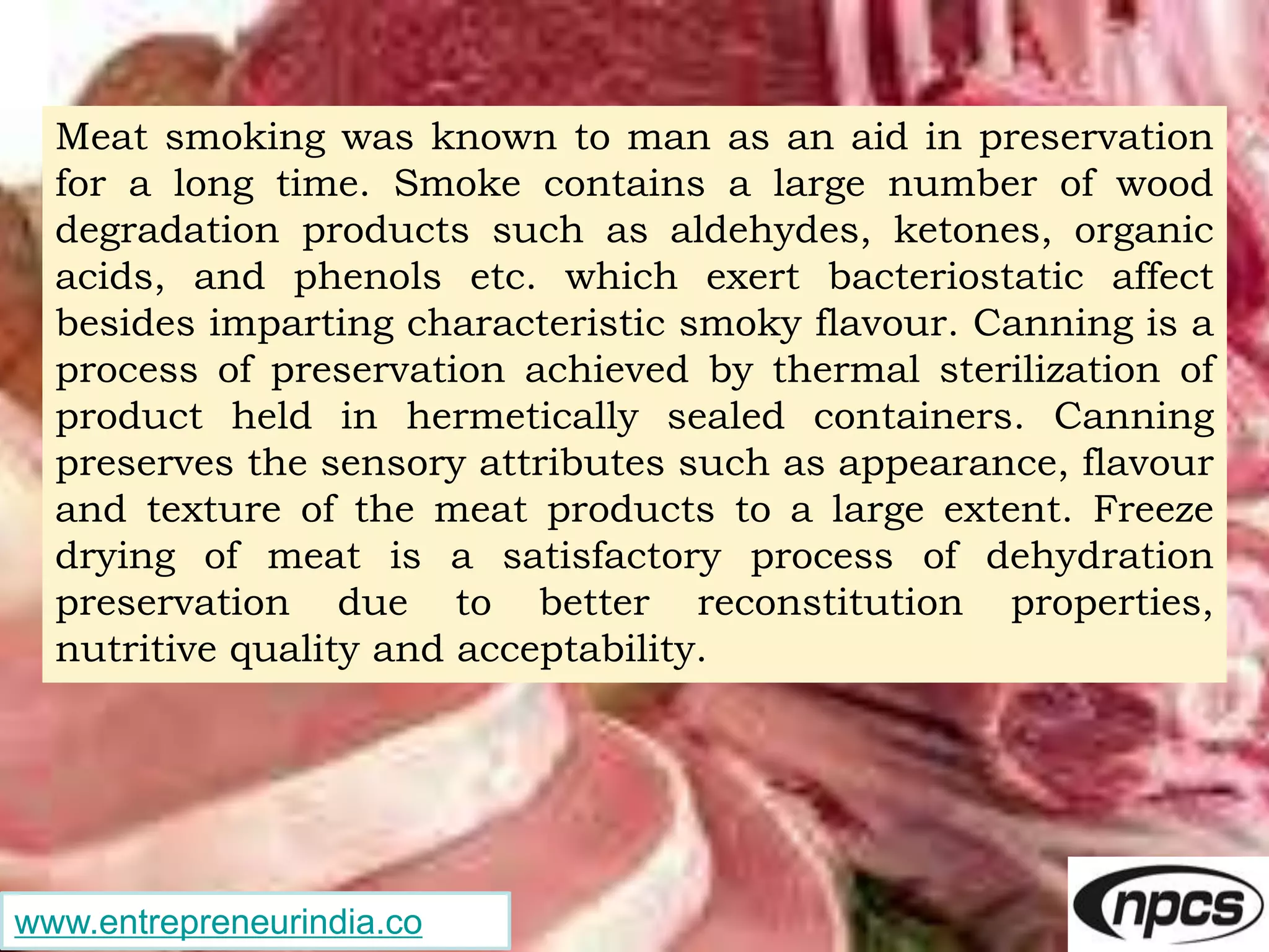 Preservation of Meat and Poultry Products | PPTX