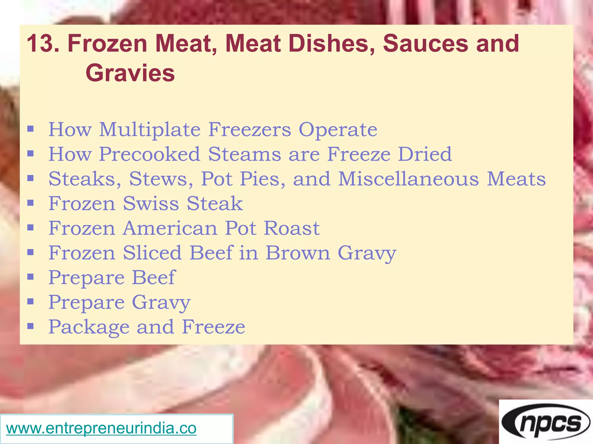 Preservation of Meat and Poultry Products | PPTX