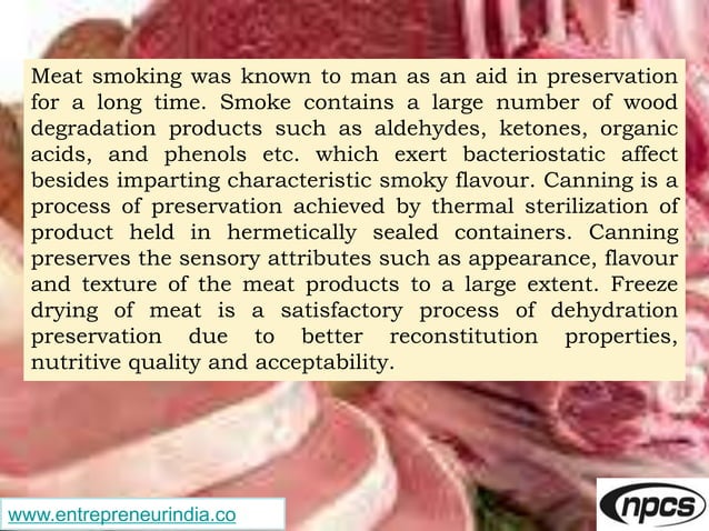 Preservation of Meat and Poultry Products | PPTX