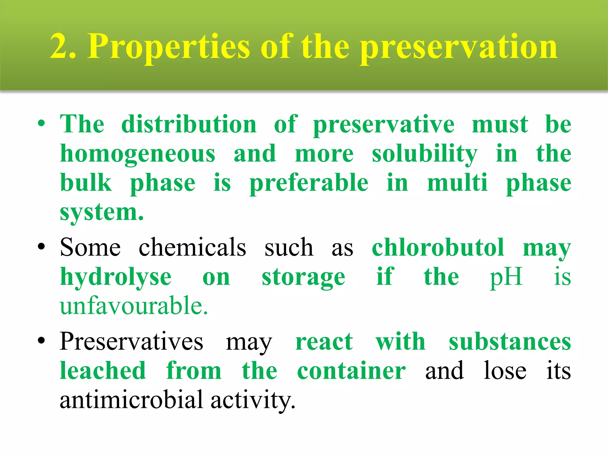 Preservation of pharmaceutical products | PPTX