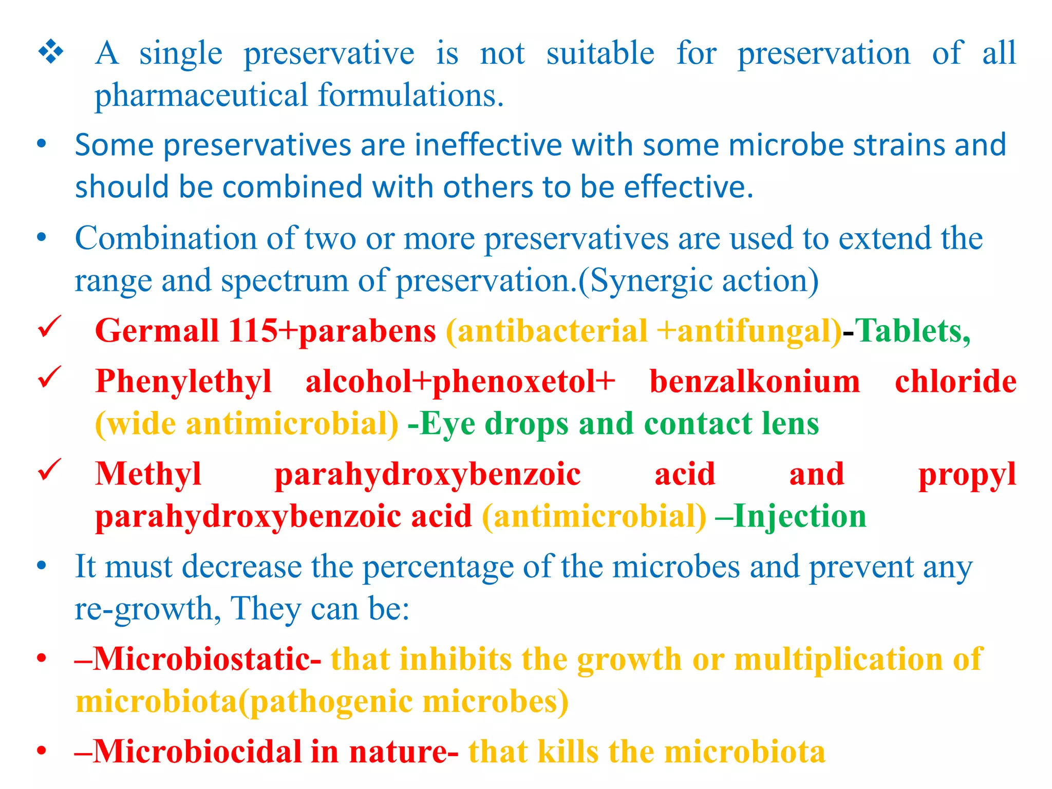 Preservation of pharmaceutical products | PPTX