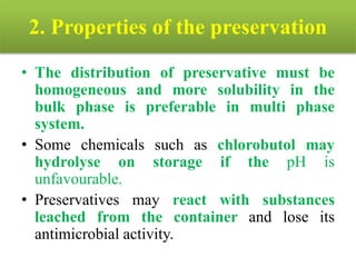 Preservation of pharmaceutical products | PPTX