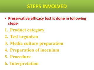 Preservation of pharmaceutical products | PPTX