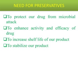 Preservation of pharmaceutical products | PPTX