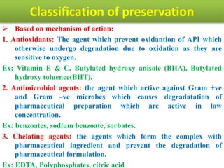 Preservation of pharmaceutical products | PPTX