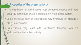 Preservation of pharmaceutical products by S.D.Mankar | PPTX