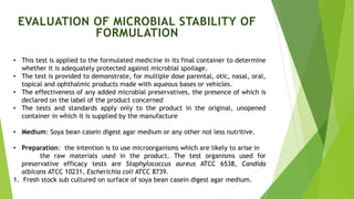 Preservation of pharmaceutical products - Pharmaceutical microbiology ...