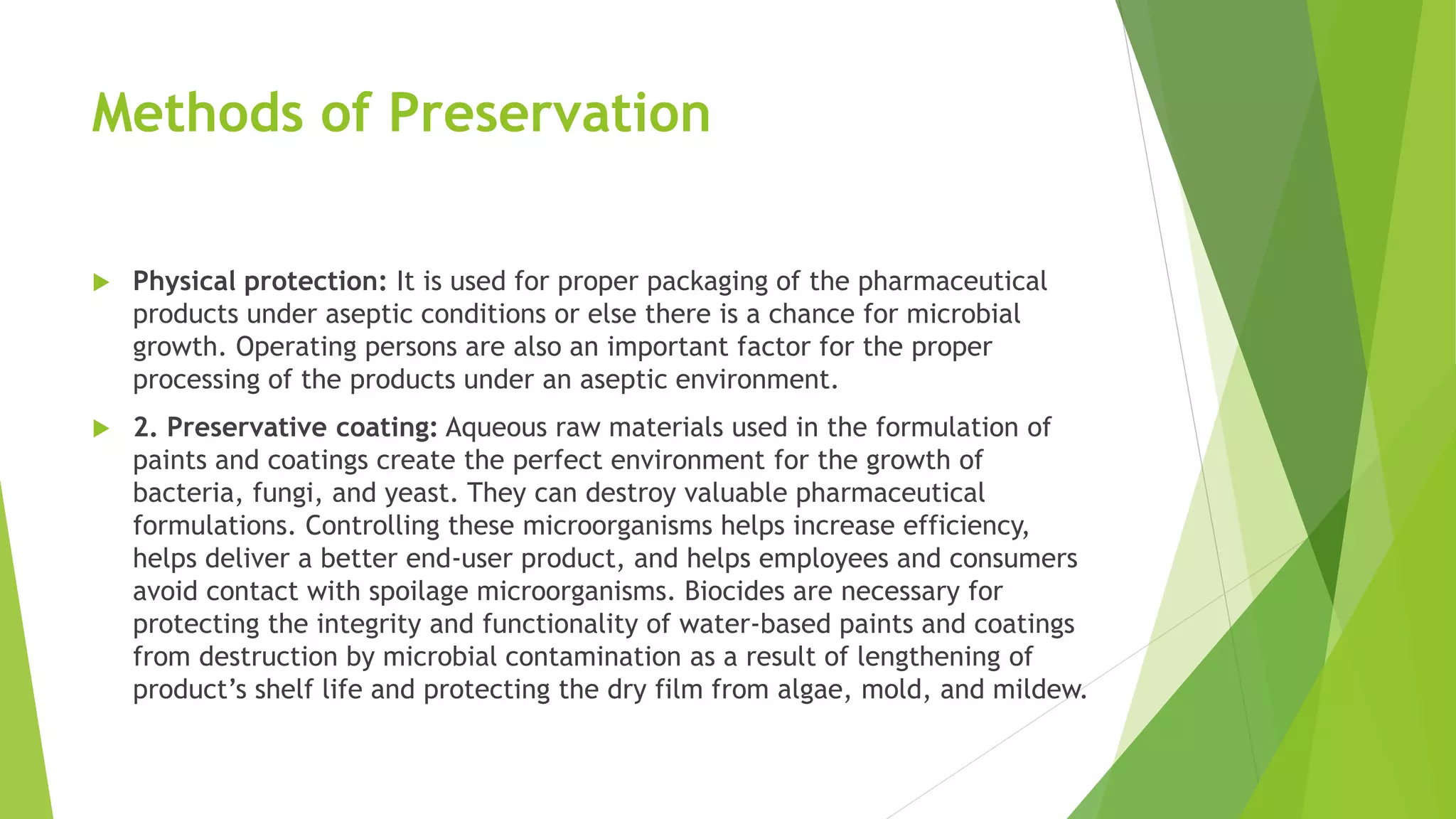 Preservation of Pharmaceutical Products.pptx
