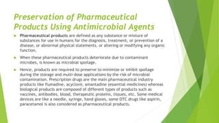 Preservation of Pharmaceutical Products.pptx