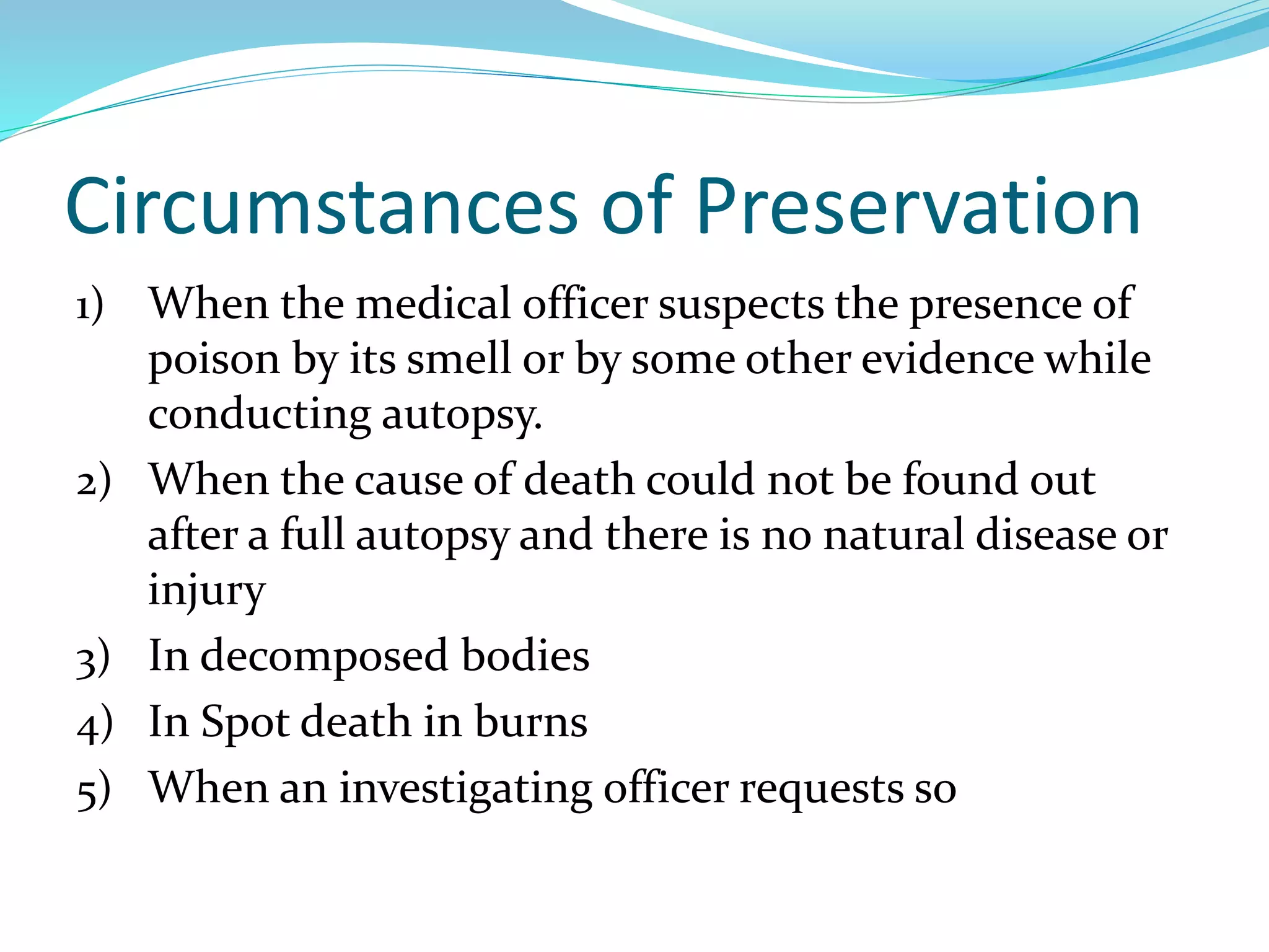 Preservation of viscera | PPTX