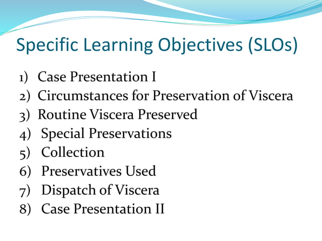 Preservation of viscera | PPTX | Chemistry | Science