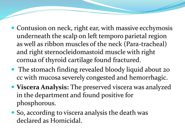 Preservation of viscera | PPTX | Chemistry | Science