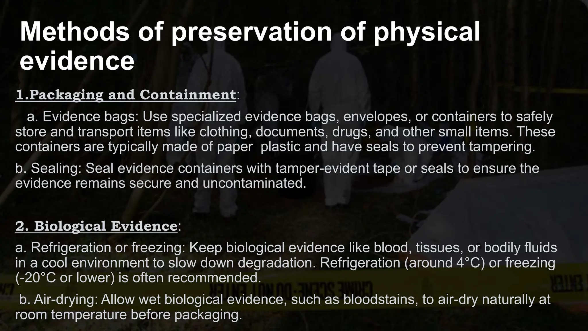 Preservation, Packaging, Sealing, Labeling, and Forwarding of Physical ...