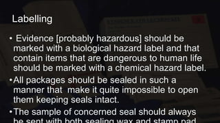 Preservation, Packaging, Sealing, Labeling, and Forwarding of Physical ...