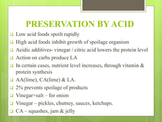 Food Preservation | PPTX