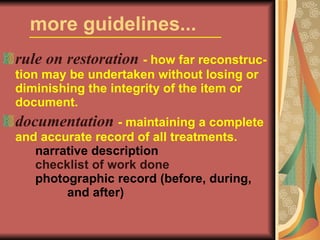 Preservation Strategies For Library And Archival Resources | PPT