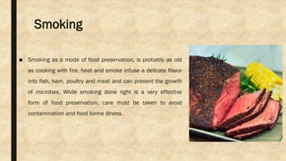 Preservation techniques of meat presentation | PPTX