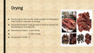 Preservation techniques of meat presentation | PPTX