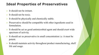 Preservative | PPTX