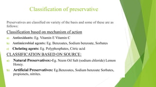 Preservative | PPTX