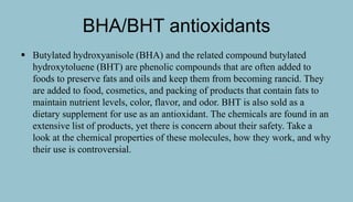 Preservative releasers as food packaging | PPTX