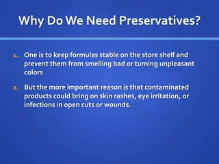 Preservatives | PPTX