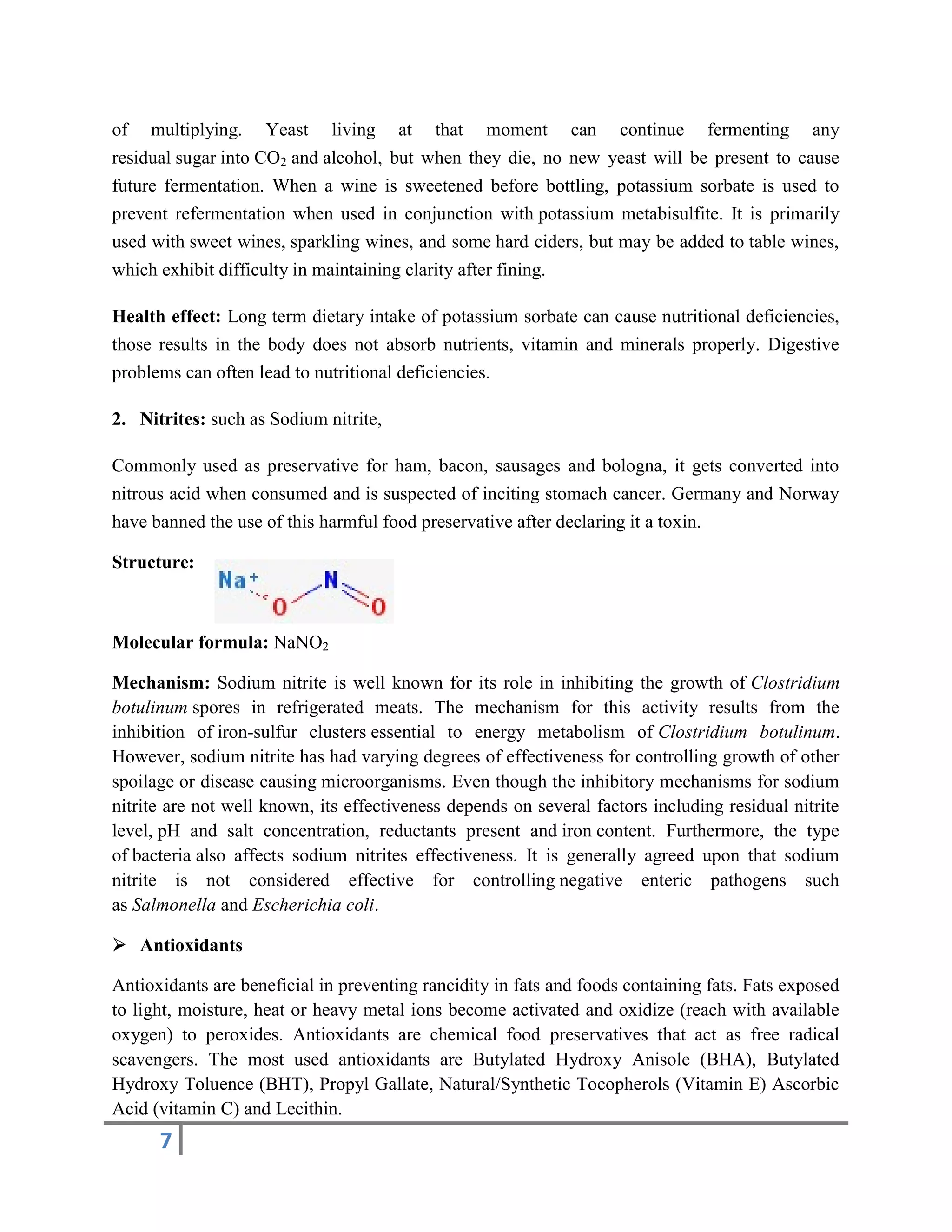 Preservatives | PDF