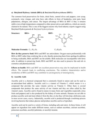 Preservatives | PDF