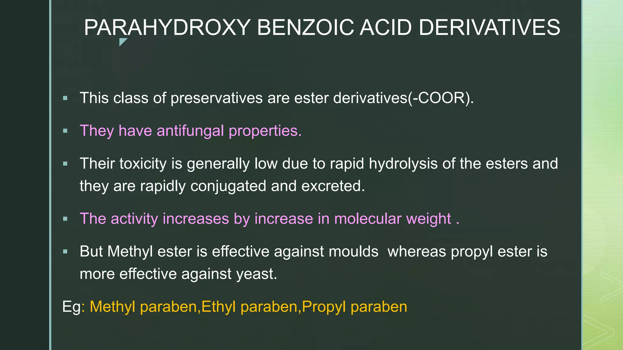 Preservatives | PPTX