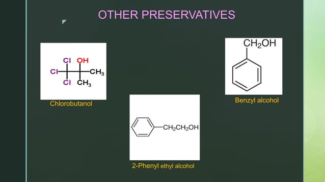 Preservatives | PPTX | Chemistry | Science