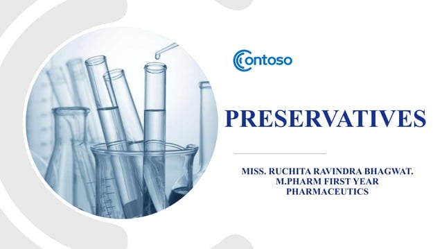 PRESERVATIVES.pptx | Chemistry | Science