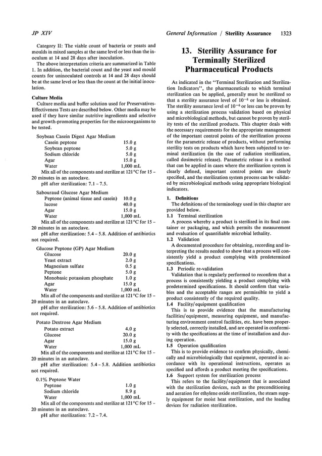 Preservatives Effectiveness (JP) | PDF