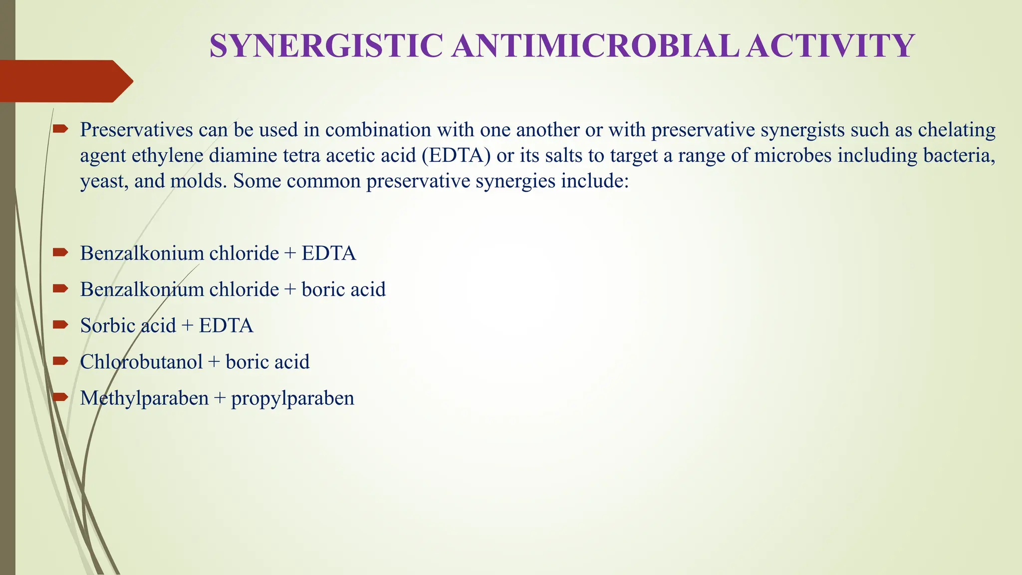 Preservatives (Criteria for Selecting Preservatives Used in Liquid ...