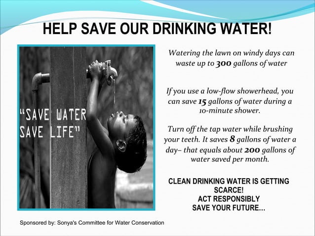 Preserve & Save Water | PPT