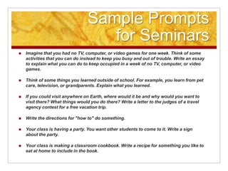 Common Core Informative/Explanatory Writing | PPTX